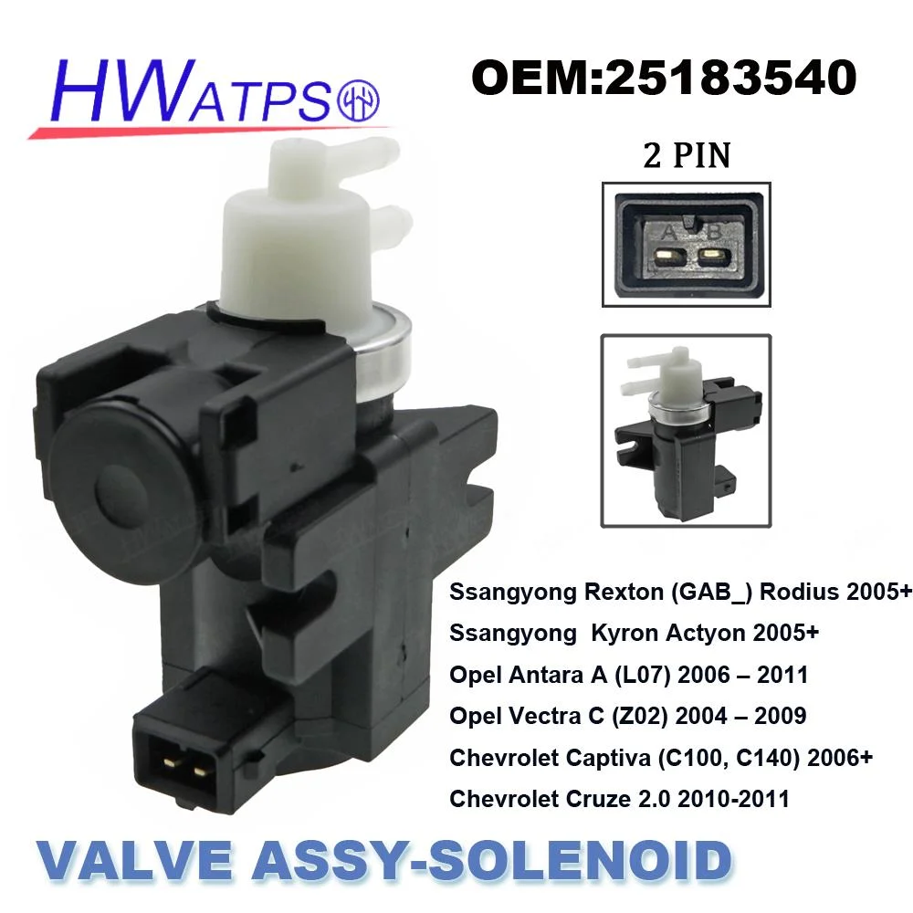 25183540 zawór elektromagnetyczny ciśnienia Turbo do chevroleta Captiva ...