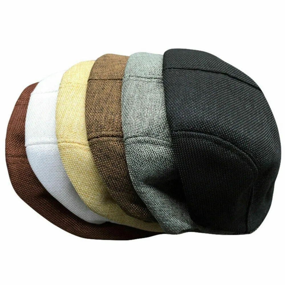 Unisex Golf Driving Hat Men Beret Unisex Men Flat Cap Hat Vintage Golf ...