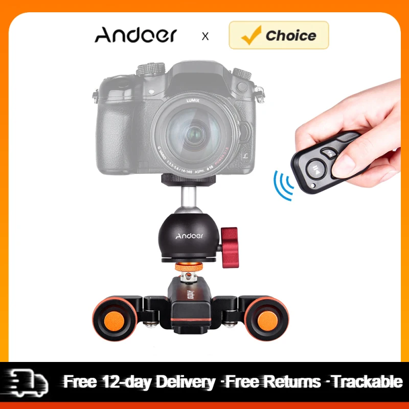 Andoer-Motorized-Camera-Video-Dolly-Mini-Slider-Skater-para-DSLR-Camera ...