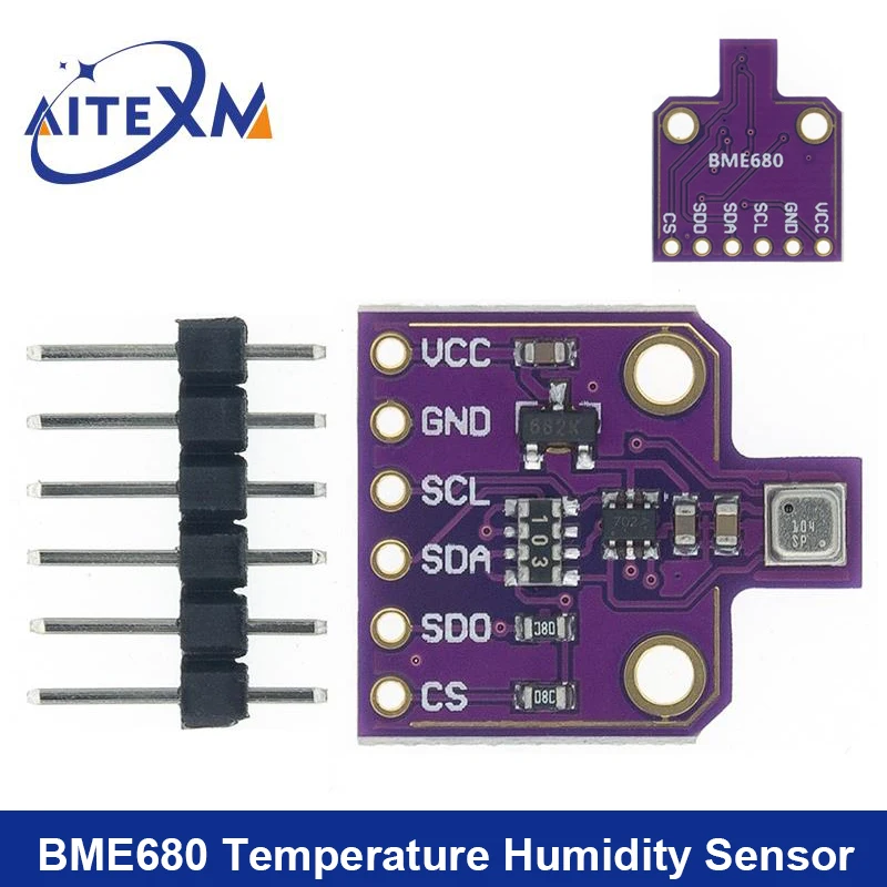 CJMCU-680-BME680-Sensor-Digital-de-temperatura-humedad-y-presi-n-m-dulo ...