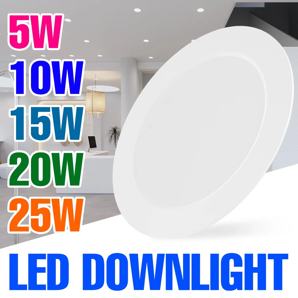 25W LED Downlight Recessed Round Ceiling Lamp Indoor Spotlights Home ...