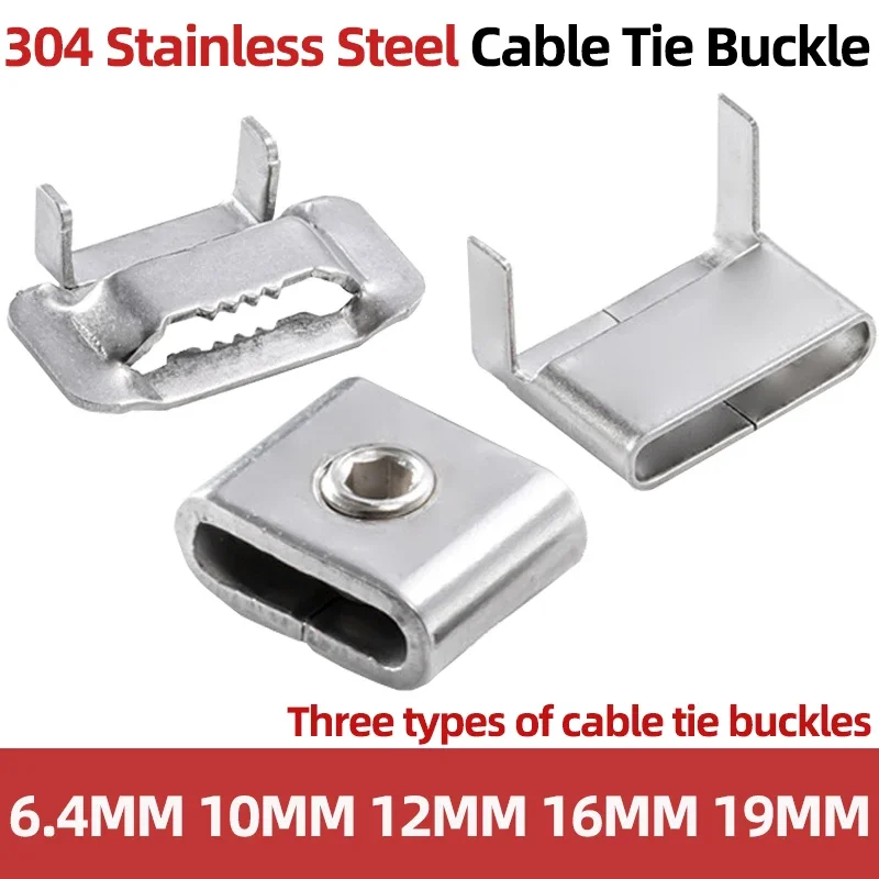 304-Stainless-Steel-Cable-Tie-Buckle-6-4-10-12-16-19mm-L-type ...
