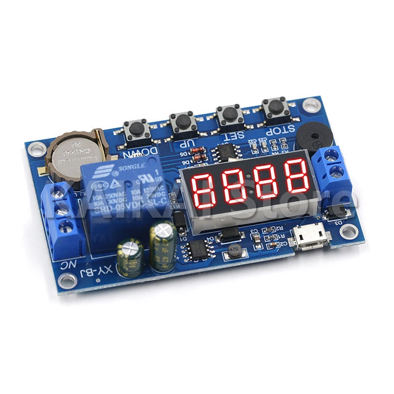 Dc 5v Real Time Timing Delay Timer Relay Module Switch Control Clock ...