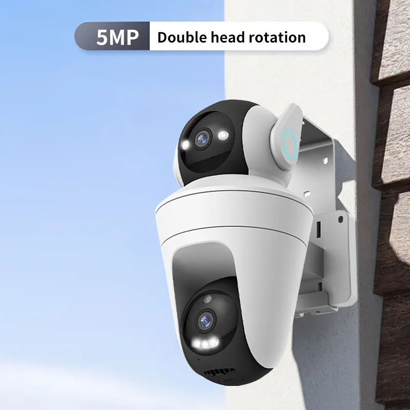 5MP-Dual-Lens-Smart-Rotating-Camera-Dual-Wide-Angle-Dual-Picture-Gun ...