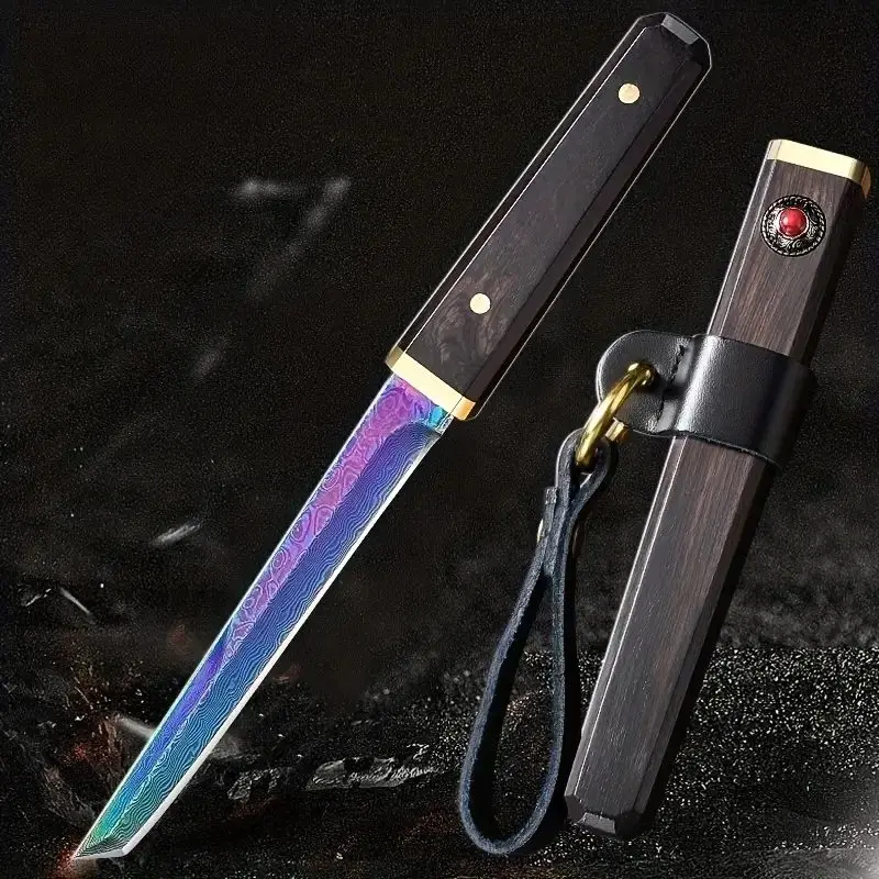 1pc-Damascus-Steel-Tanto-Knife-Mini-Katana-Fixed-Blade-Knife-for-Fruit ...