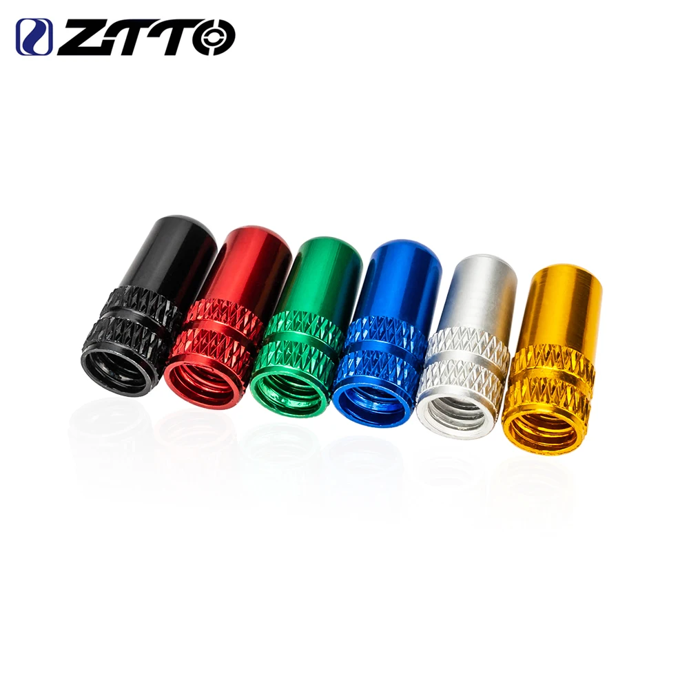 ZTTO 1 pair/5 Pairs Bicycle Tire FV Valve Caps Aluminum Alloy MTB Road ...