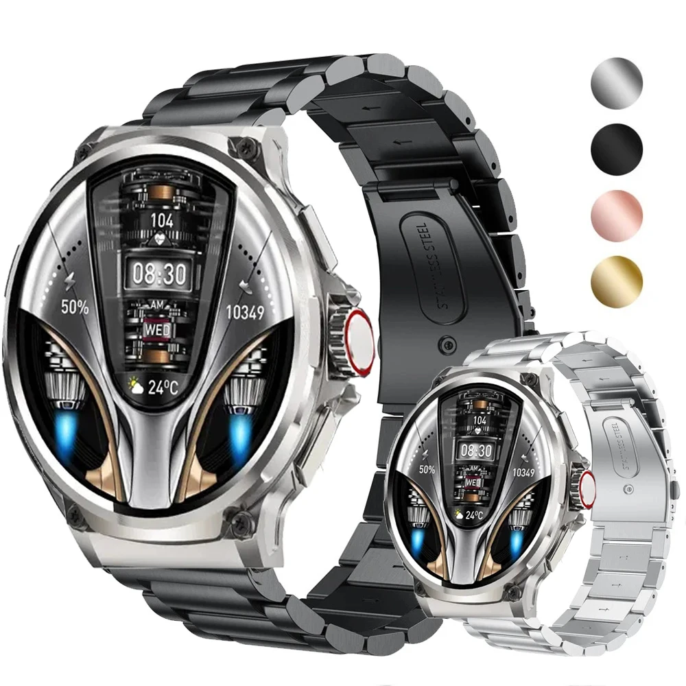 24mm-Watch-Bracelet-Strap-for-COLMI-V69-Smartwatch-Stainless-Steel-Band ...