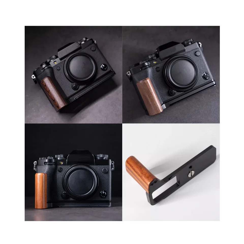 Fuji XT5 Accessory Grip Ebony Walnut Wood Handle Grip For Fujifilm X-T5 ...