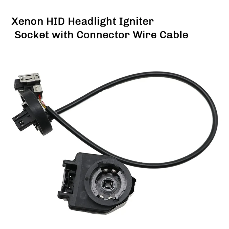 Para mitsubishi outlander mazda cx9 cx5 3 xenon hid farol ignição soquete com conector cabo de ...
