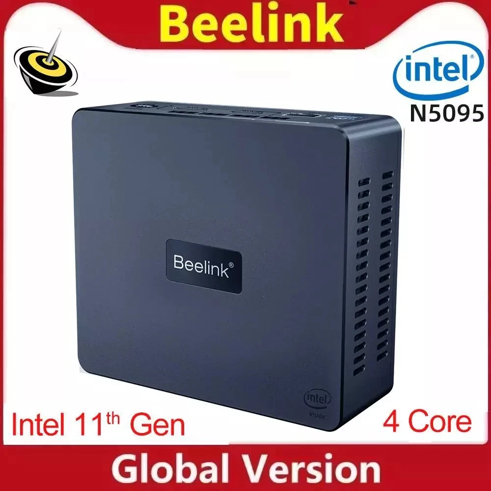 Beelink mini s windows 11 mini pc intel 11th gen jasper lago n5095 ddr4 ...