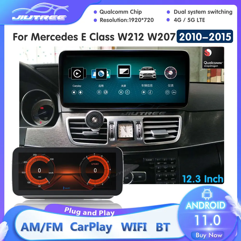 Radio con GPS para coche, reproductor Multimedia con Android 11, 256GB ...