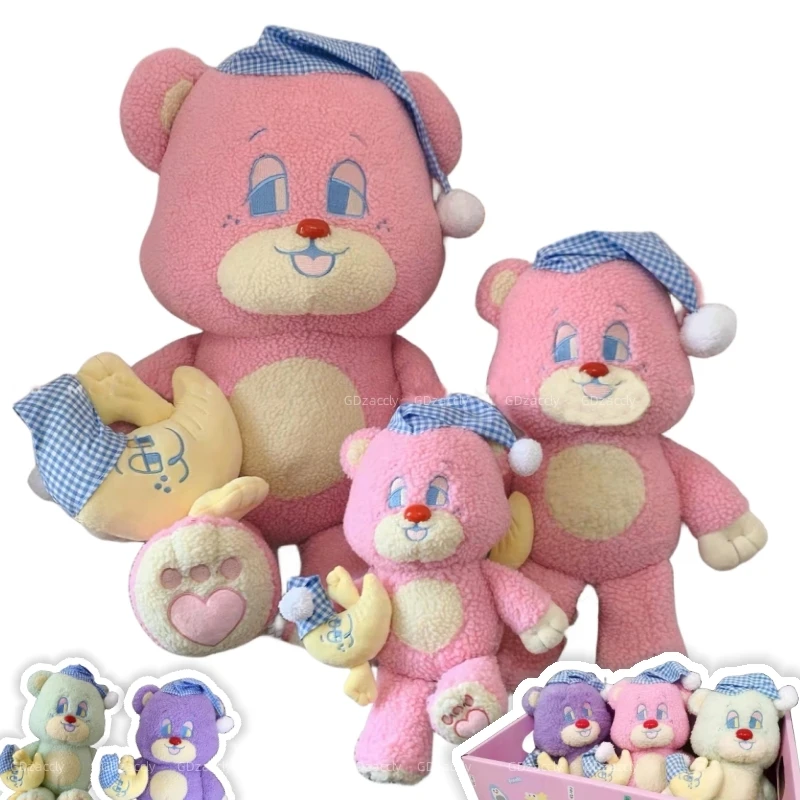 Pink-Lovely-good-night-bear-hug-doll-toys-Stuffed-cartoon-animals ...