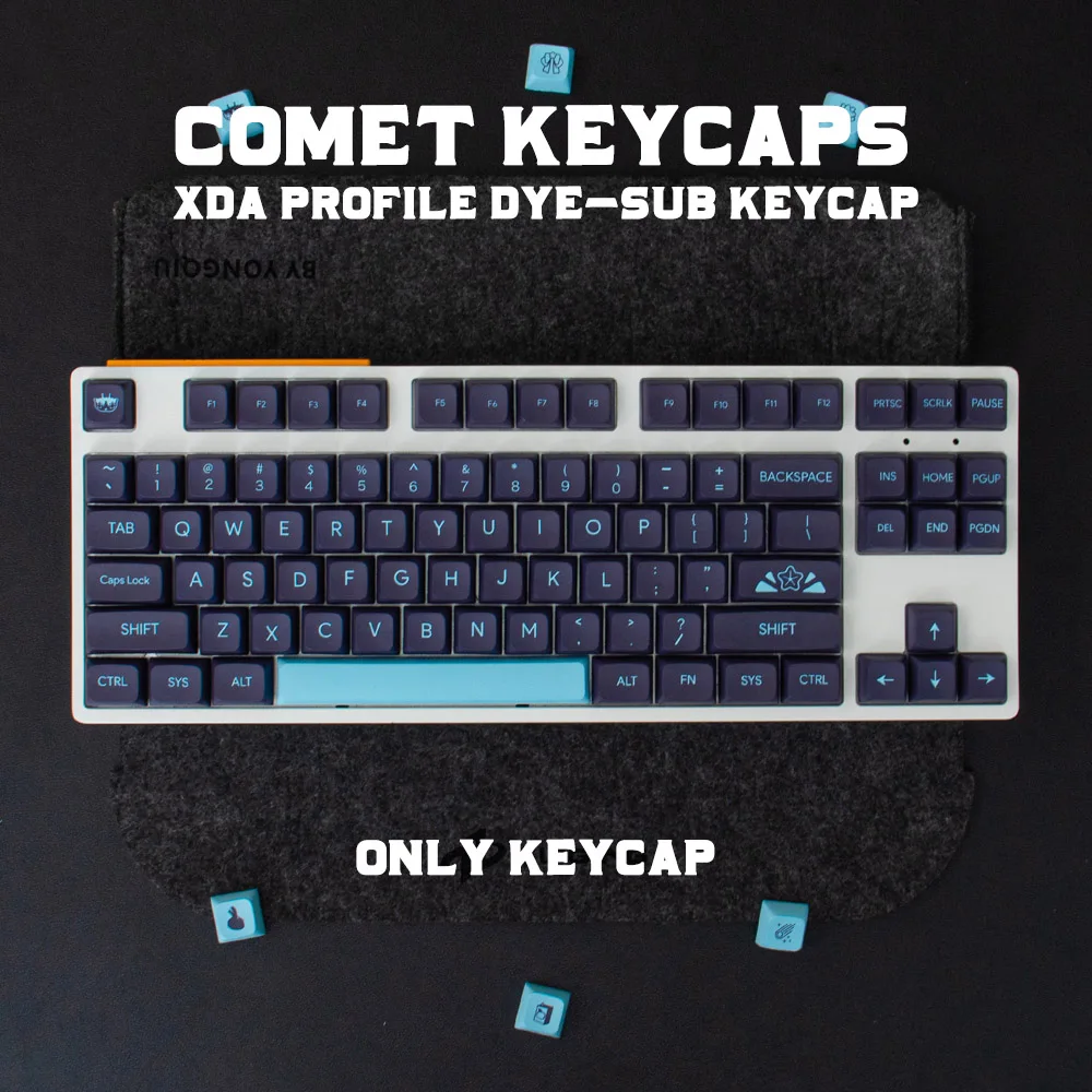 GMK-Comet-Keycap-135-Keys-PBT-XDA-Profile-Keycaps-DYE-SUB-English ...