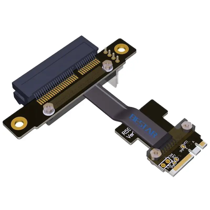 M.2 Ngff Key A+e To Pcie 4x Riser Extender Adapter Card Cable 5cm-80cm ...