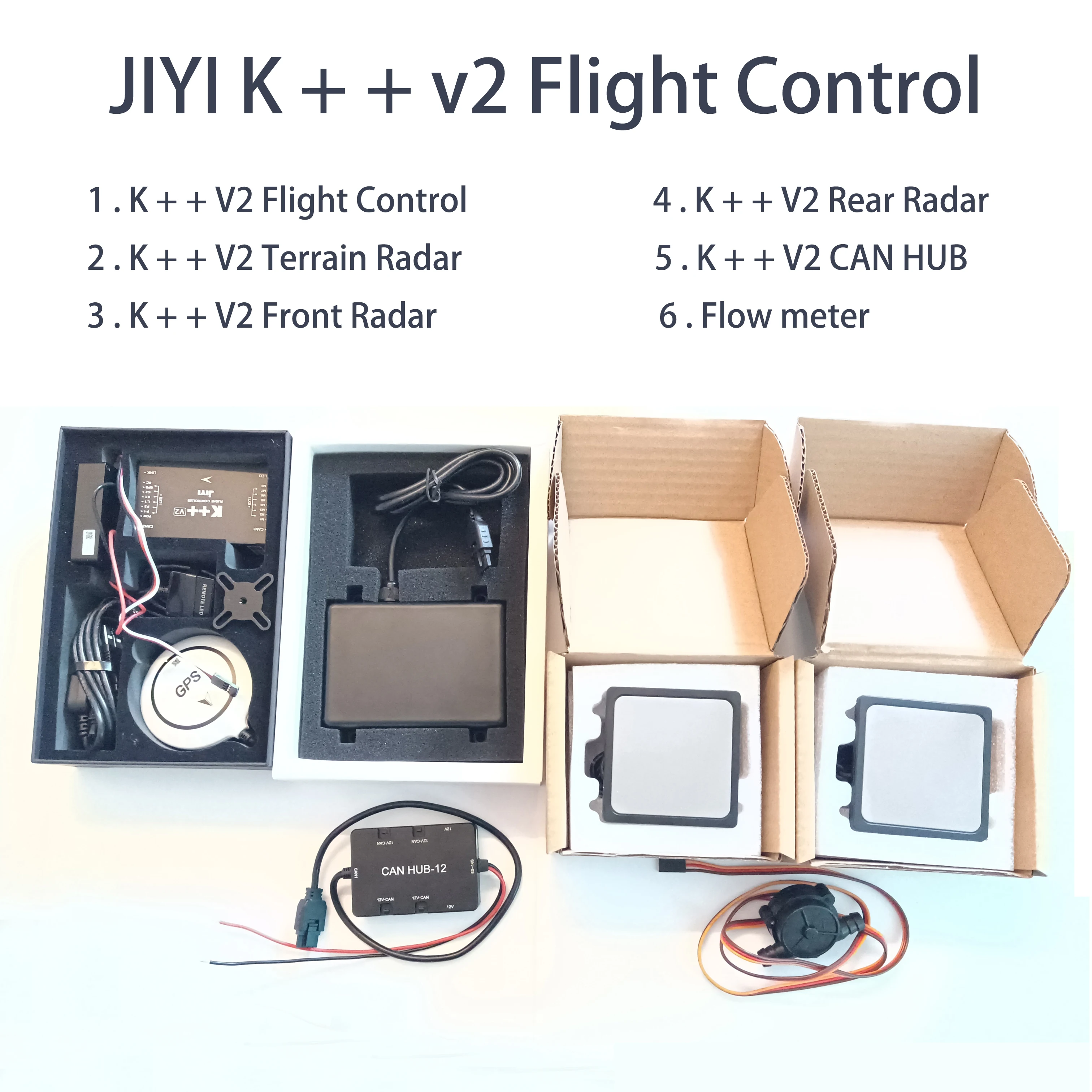Jiyi K++ V2 Flight Control Dual Cpu Hub Optional Obstacle Avoidance ...