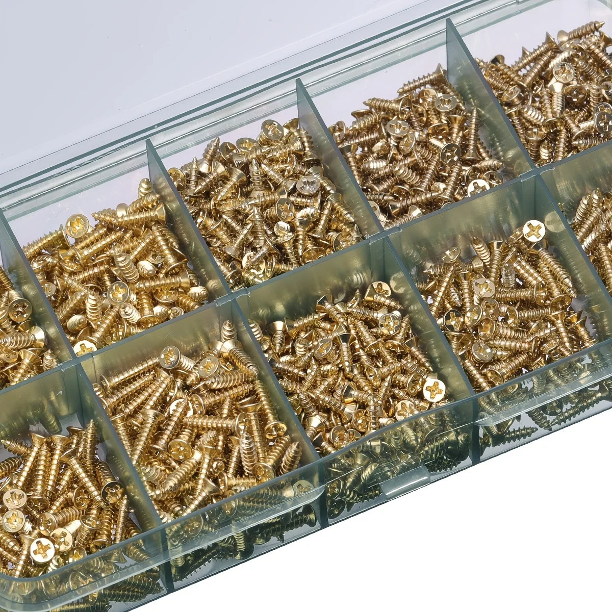 1200pcs Small Hinge Wood Screws M2 M2.5 Tiny Flat Head Screws ...