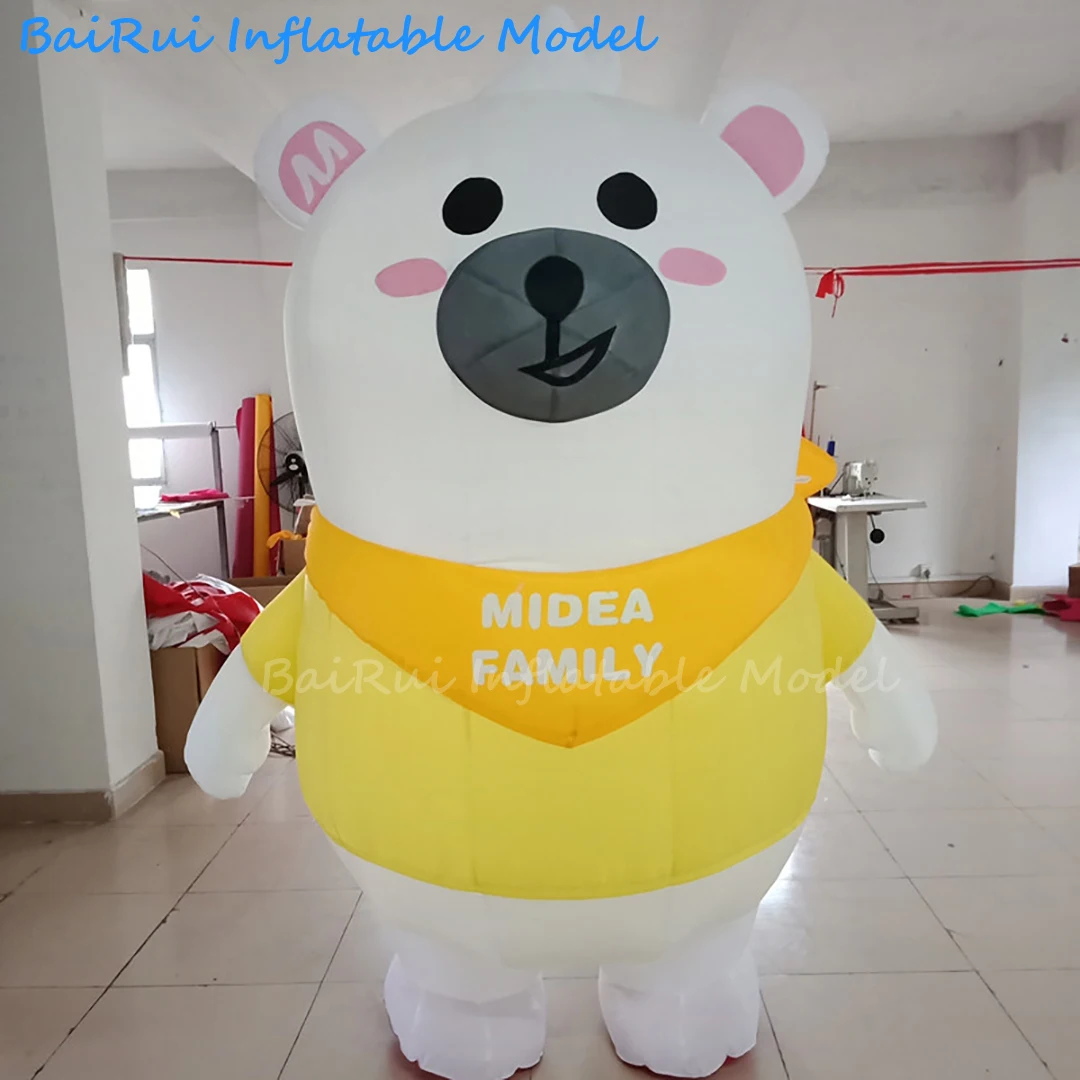 Custom-Giant-Inflatable-Bear-Standing-Animal-Mascot-Restaurant-Openning ...