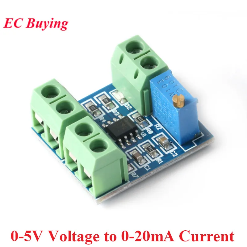 Voltage-to-Current-Module-0-5V-Voltage-to-0-20mA-Current-Signal-Output ...