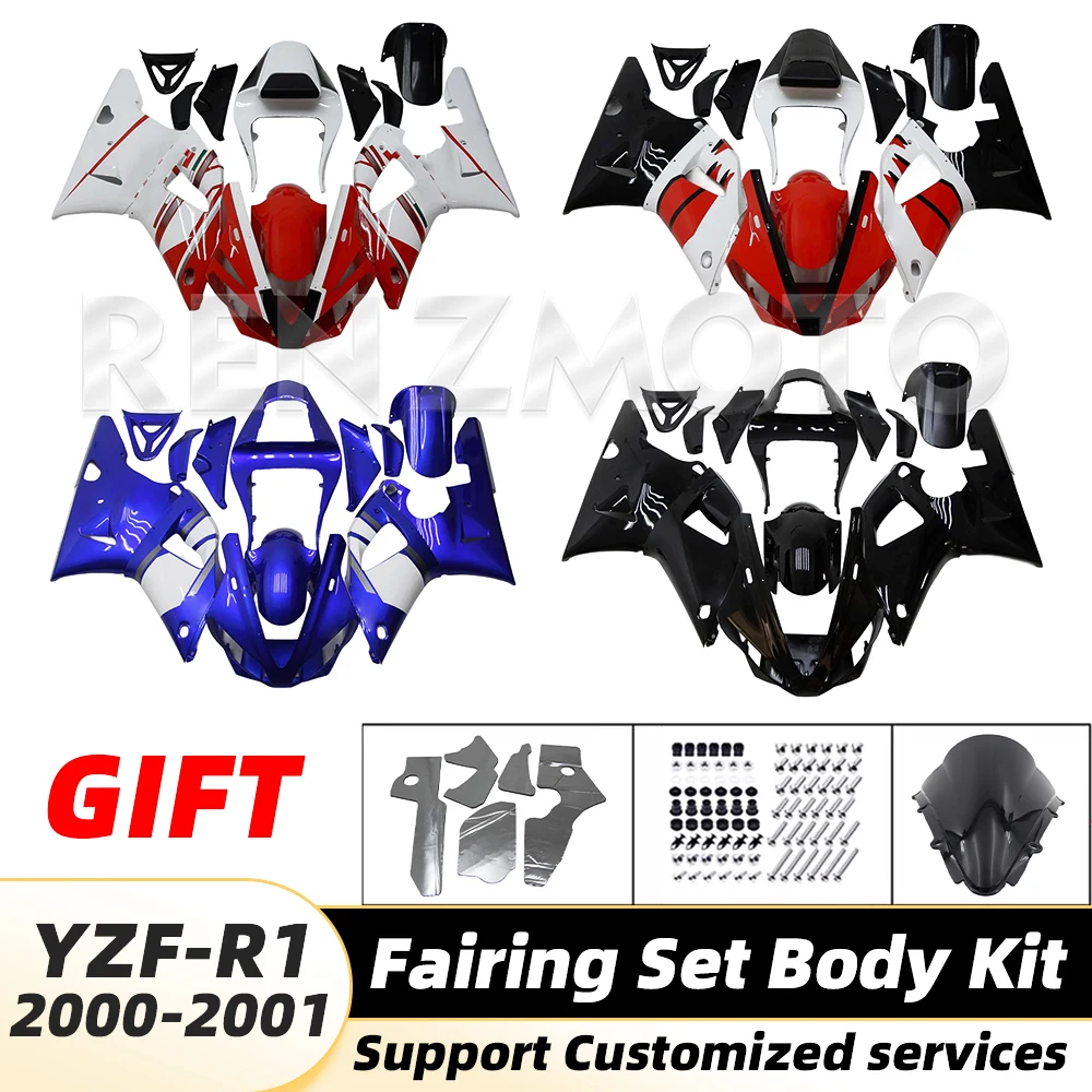 YZF-R1 2000 2001 For YAMAHA YZF R1 2000-2001 Fairing Moto YZFR1 Set ...