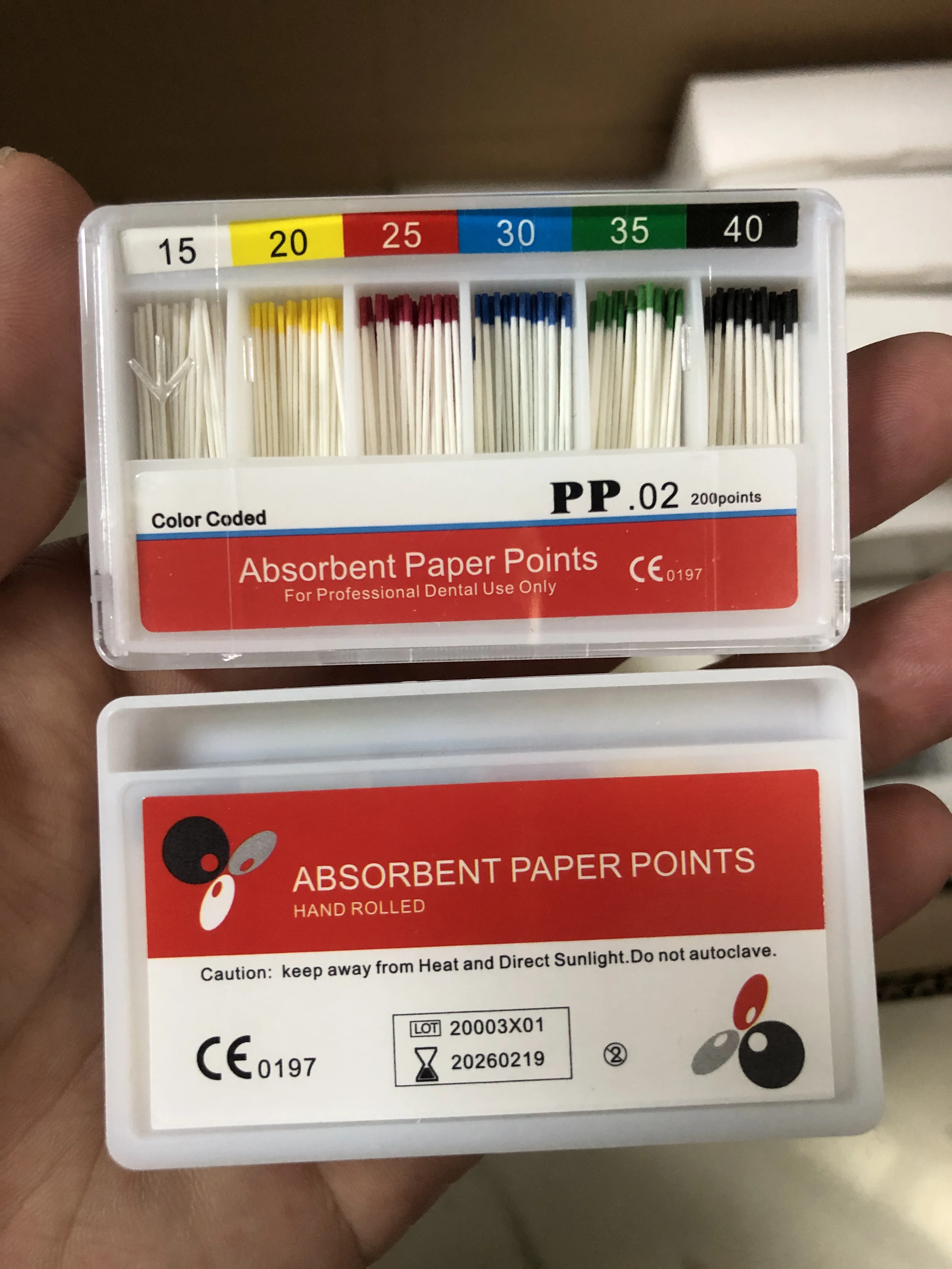 Dental-Material-Paper-Points-02-Taper-Endodontic-Instrument-For-Root ...