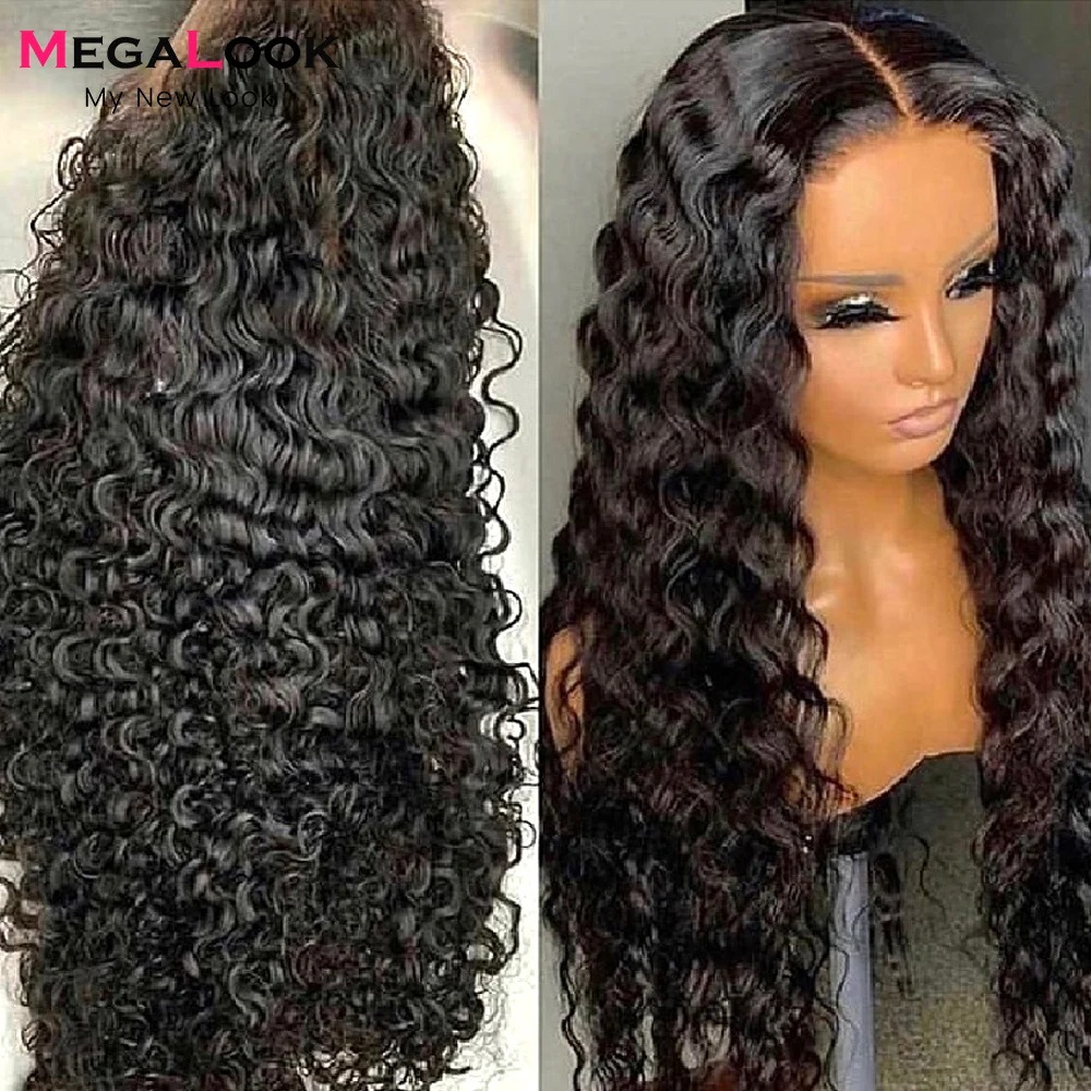 Perruque Lace Front Wig Deep Wave Brésilienne Remy – Megalook, Cheveux ...