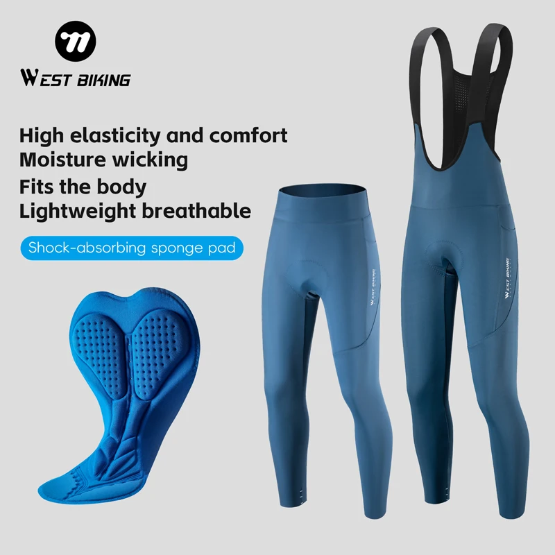 Summer Cycling Pants/Bib Pants Padded Tights with Pocket MTB ...