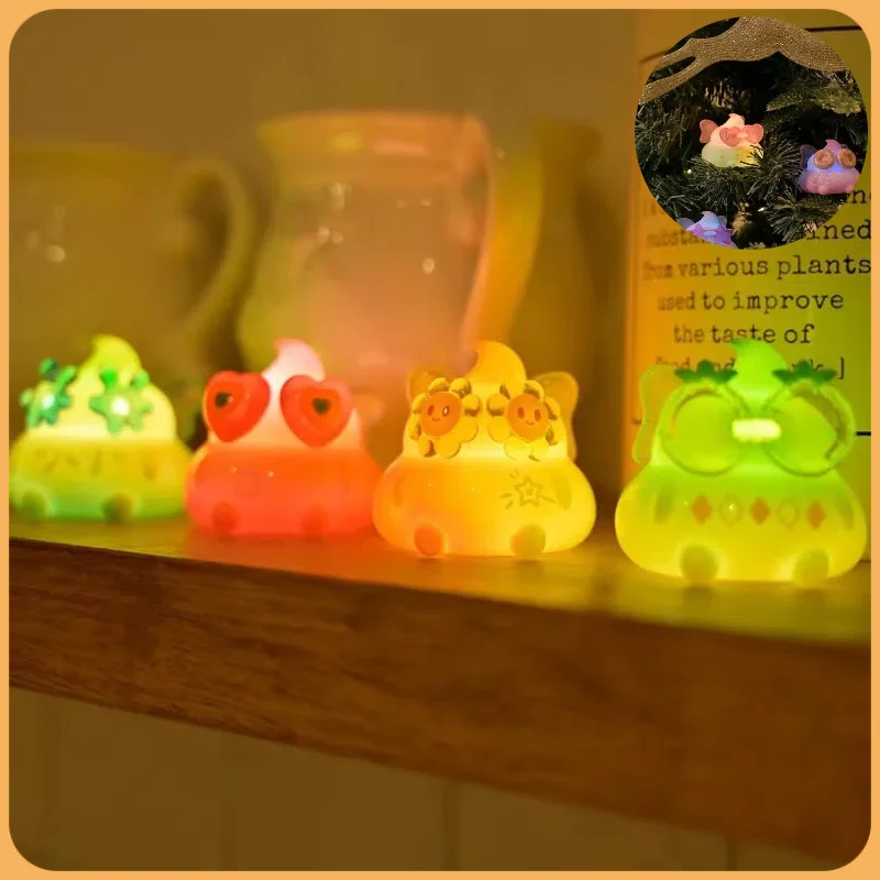 Emmmkun Blingbling Small Light Series Blind Box Poop Night Light Anime ...