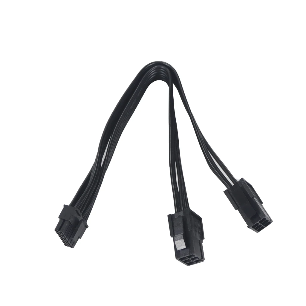 Dual PCIe 6/8 Pin Female to Mini 12 Pin Male GPU Power Adapter Cable ...