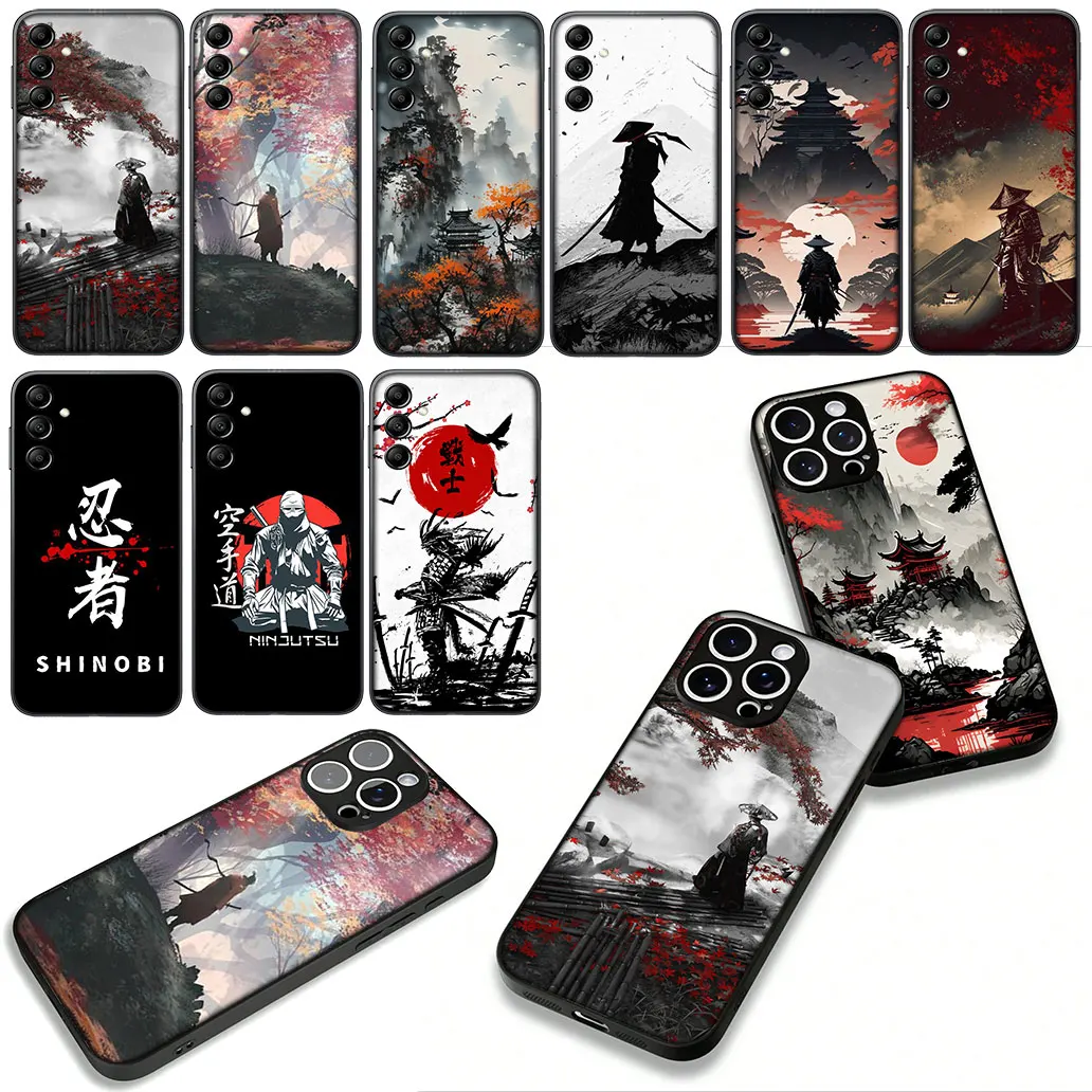 Samurai Skeleton Bushido Ninja Phone Cover Case for Redmi Note 11 4G (6)