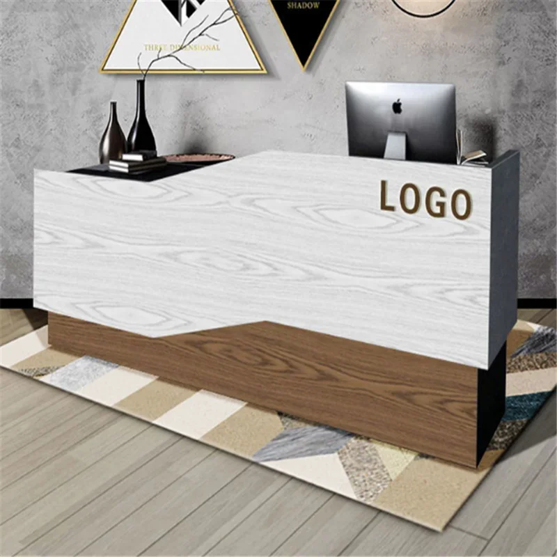 Simple-Modern-Small-Wood-Clothing-Store-Retro-Cashier-Counter ...