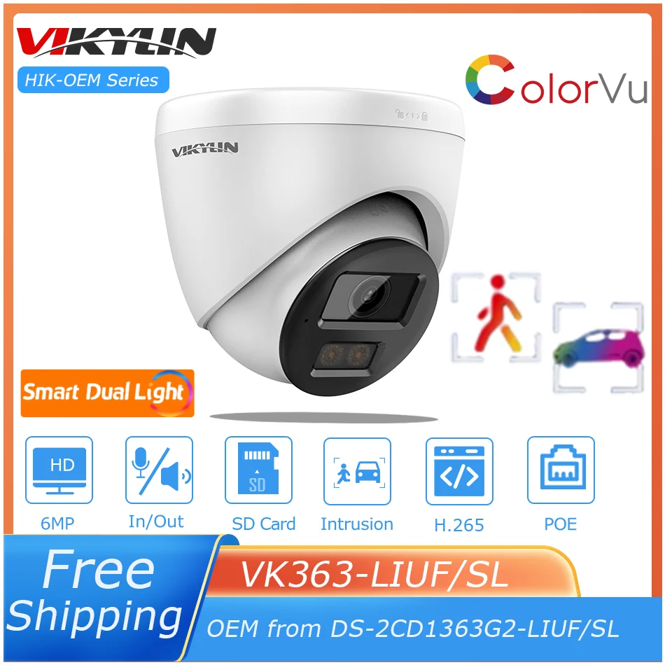 OEM-Hikvision-6MP-Smart-Hybrid-Light-IP-Camera-DS-2CD1363G2-LIUF-SL-2 ...