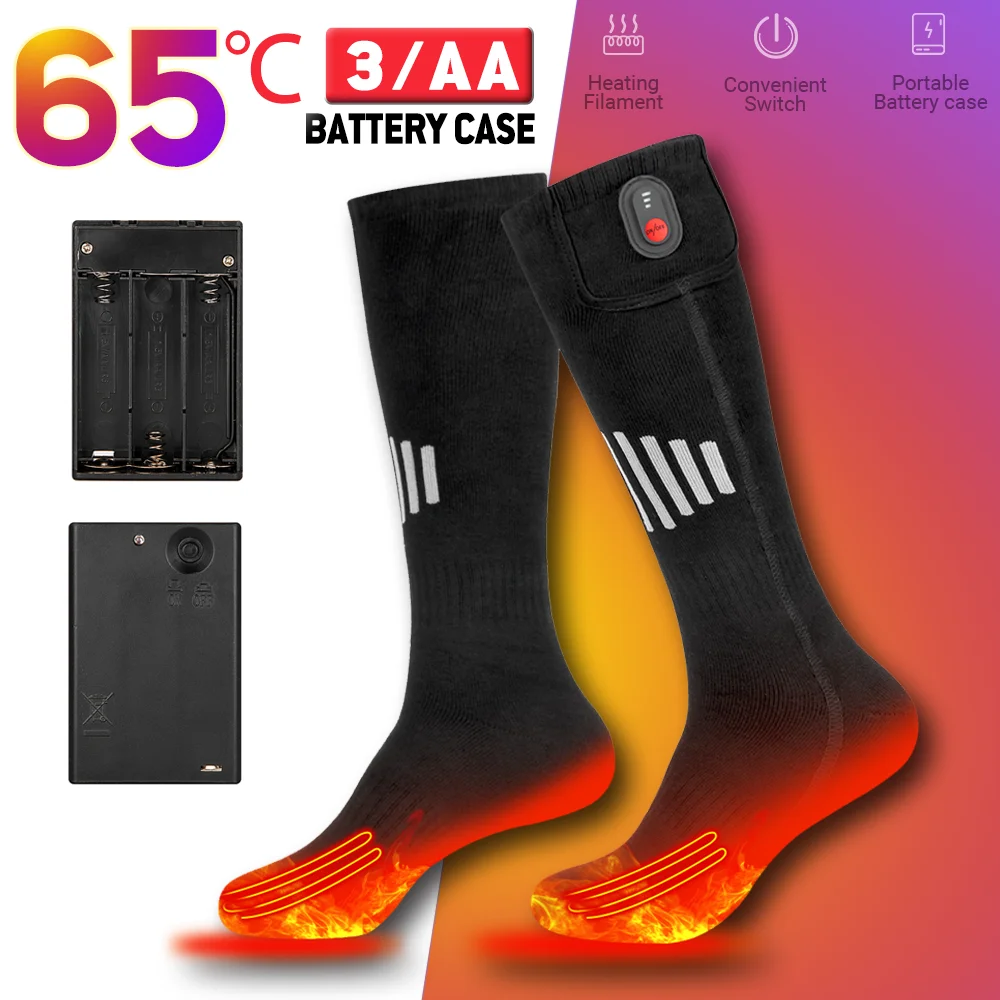 Calcetines-t-rmicos-recargables-por-USB-con-bater-a-botas-calentadas ...
