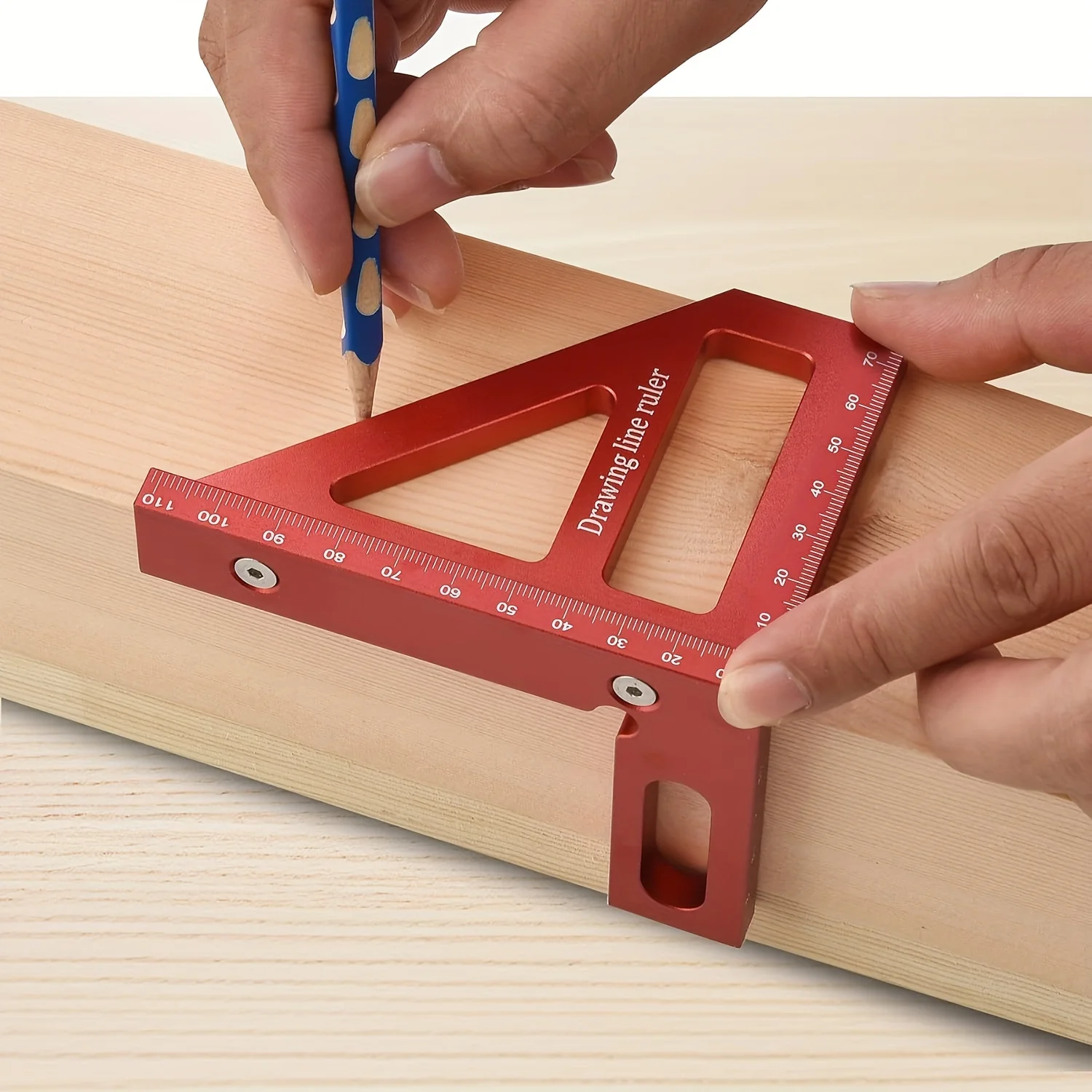 Aluminum-Alloy-Triangle-Square-Woodworking-Angle-Ruler-Combination ...