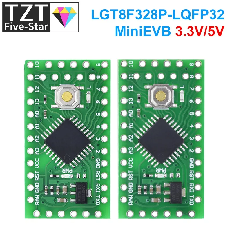LGT8F328P-LQFP32-MiniEVB-3-3V-5V-Replaces-Pro-Mini-ATMEGA328P-Fully-Compatible-For-Arduino-USE ...