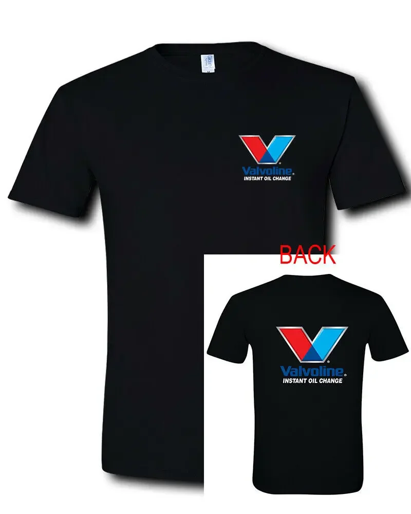 Valvoline-Premium-Motor-Instant-Oil-Change-Car-2-SIDES-BLACK-T-Shirt-S ...