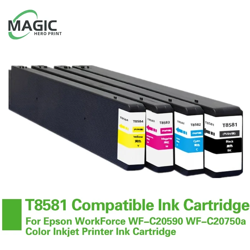T8581-T8582-T8583-T8584-Ink-Cartridge-Compatible-For-Epson-WorkForce-WF ...