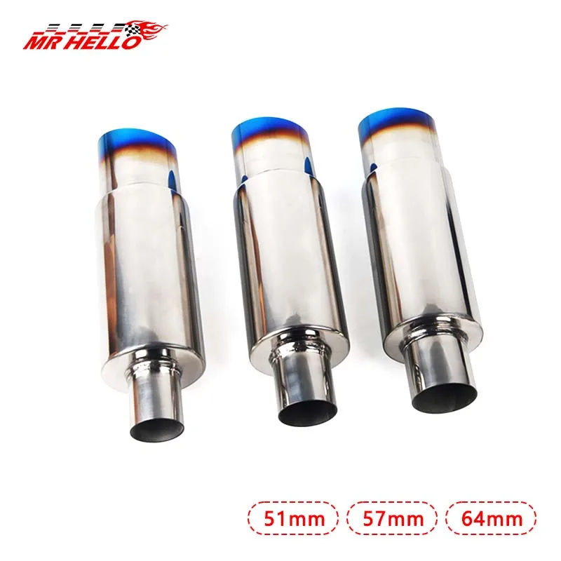 Car Exhaust Pipe Muffler Tail Pipe Universal High Quality Stainless ...