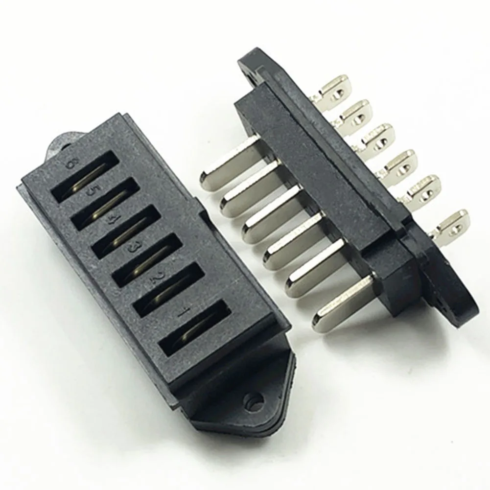 6-pin-Electric-Bicycle-Bike-Battery-Box-Discharge-Connector-Plug-Male ...