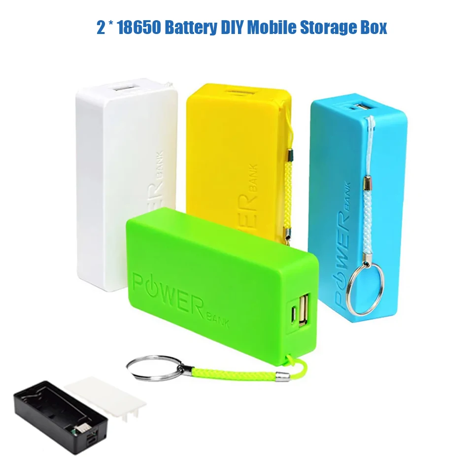 Portable-Power-Bank-For-18650-Battery-DIY-Mobile-Storage-Box-General ...