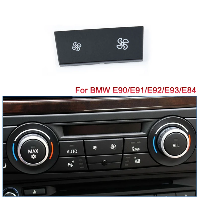 Air Conditioner Control Repair Fan Button Cover For Bmw E90 E91 E92 E93 ...