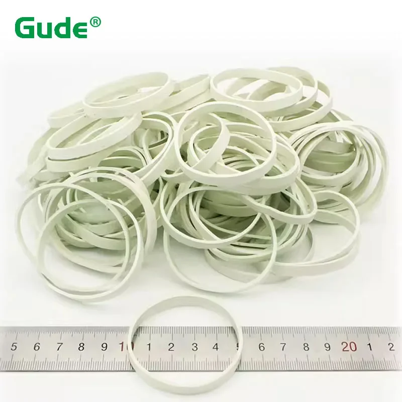 Diameter-15-50-60mm-Wide-5mm-White-Elastic-Rubber-Bands-Stretchable-O ...