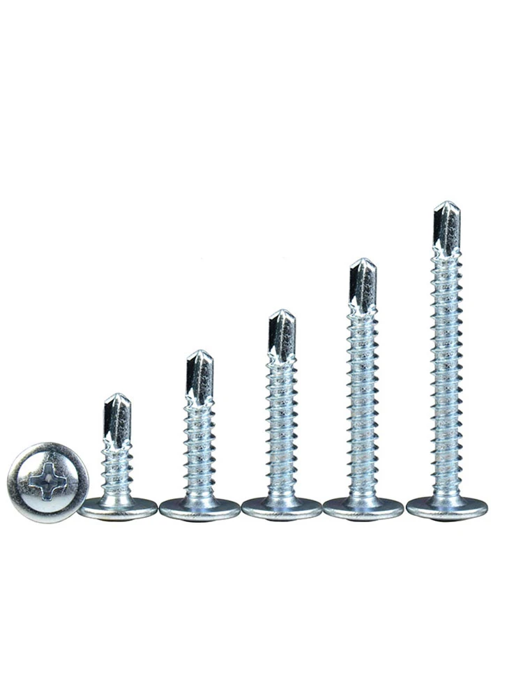 #8 Phillips Truss Head Self Drilling Tek Screw Zinc Oxide Sheet Metal ...