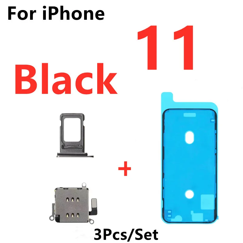 Original Dual Sim Card Reader Connector Ribbon Flex Cable For Iphone 11 ...