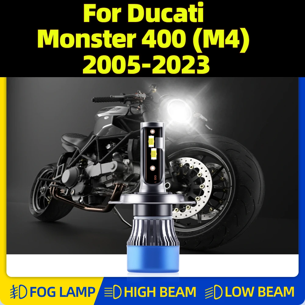 1PC-LED-Headlight-Bulbs-H4-Low-High-Beam-12V-Motorcycle-Headlamps-For ...