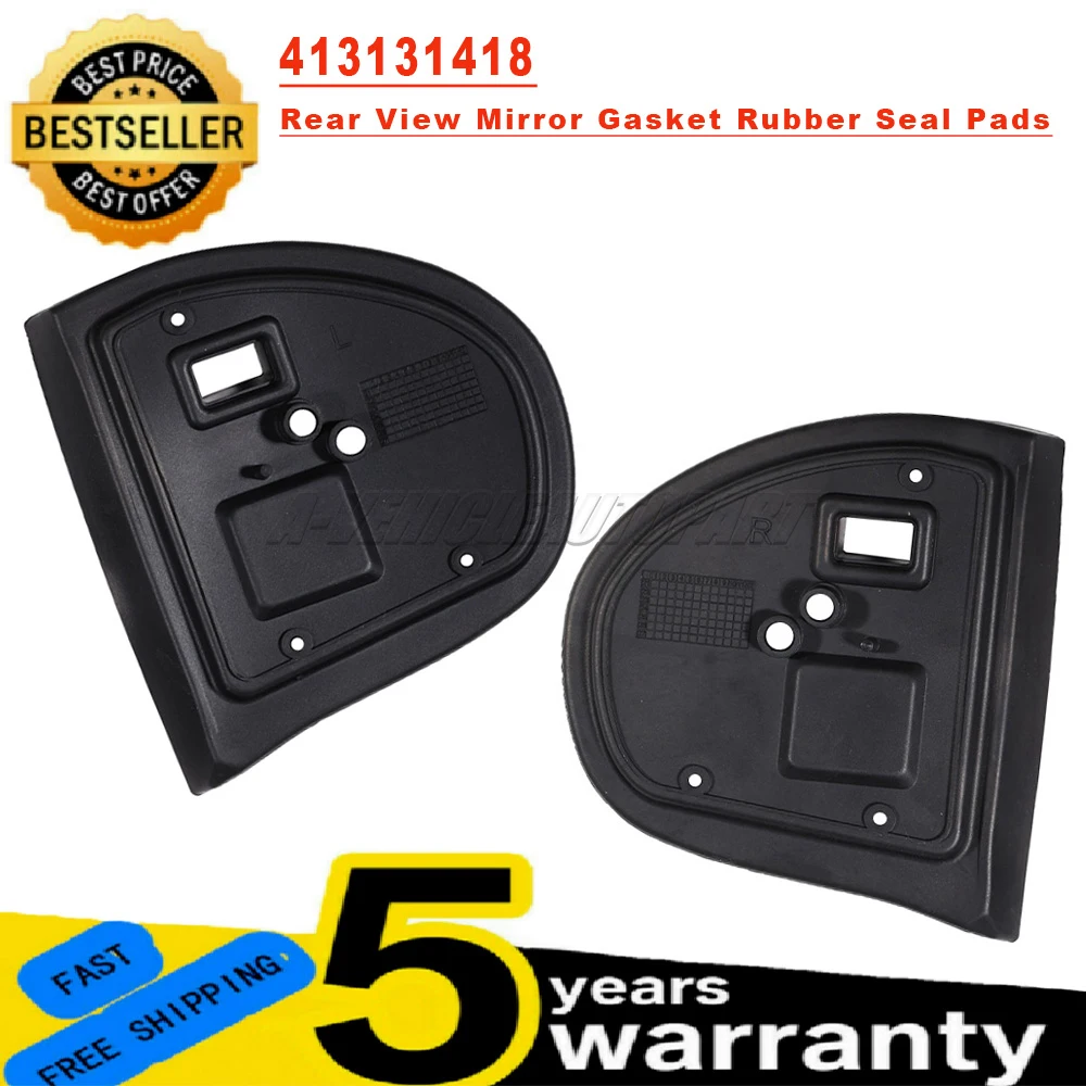 2PCS-Car-Exterior-Door-Mirror-Gasket-Rubber-Side-Rearview-Mirror-Seals ...