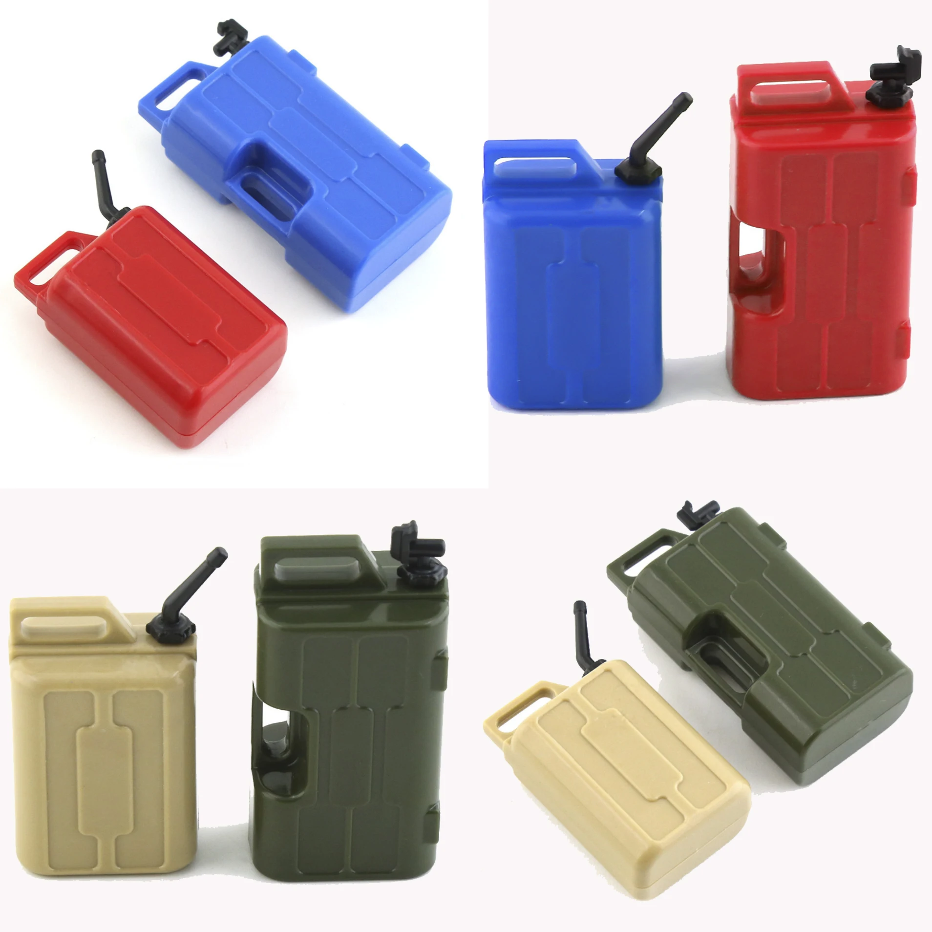 1 Set RC Car Mini Fuel Tank & Water Jug Decoration Tools for 1/10 RC ...