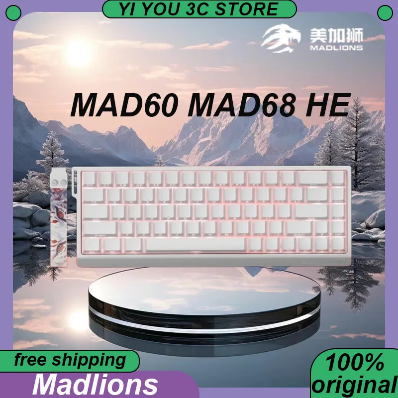 Madlions-MAD60-MAD68-HE-Teclado-Mec-nico-Interruptor-Magn-tico-Com-Fio ...