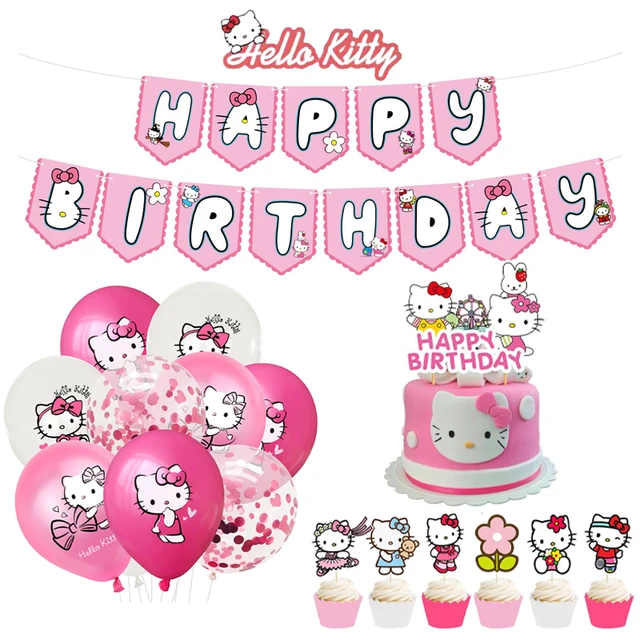 Hello Kitty Happy Birthday Banner
