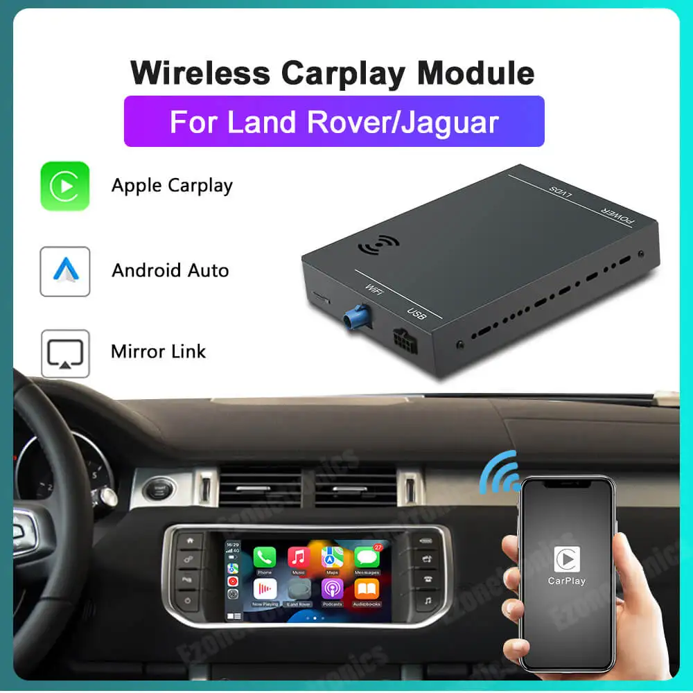 Wireless Carplay Android Auto Fits For JAGUAR/Land Rover Bosch Head ...