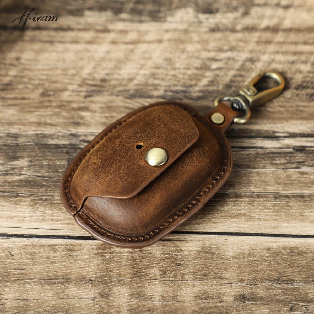 Retro-Genuine-Crazy-Horse-Leather-Case-For-Sony-WF-1000XM5-Wireless ...